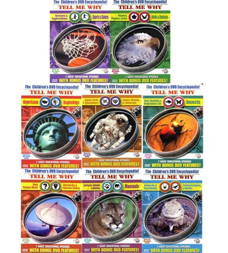 Amazon.com: The Children's DVD Encyclopedia! - Tell Me Why (8-Pack ...