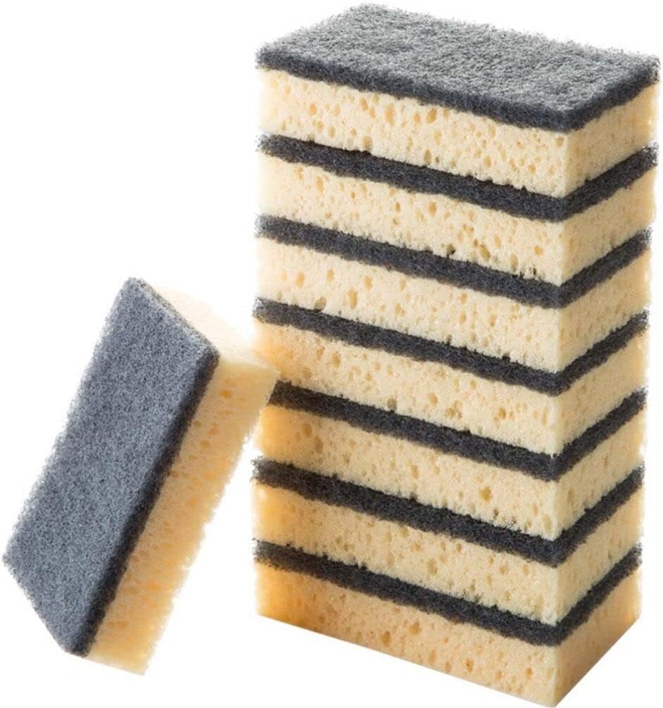 Amazon.com: WOFASHPURET Sponges Kitchen, 8pcs Dish Washing Sponge Heavy ...