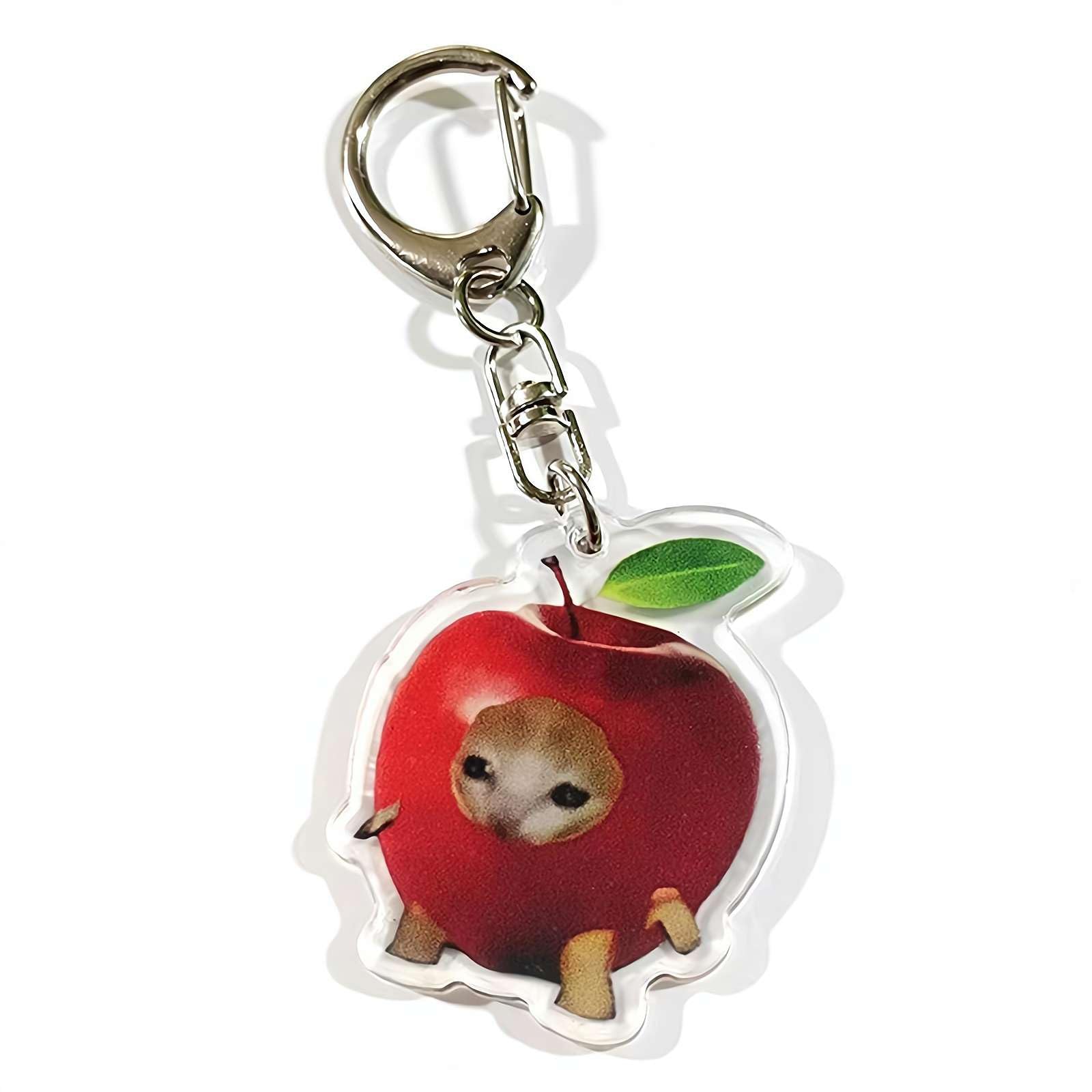 Amazon.com: ZHOSXRC Cat Keychain,Cute Cat Meme Keychains,Portable Happy ...