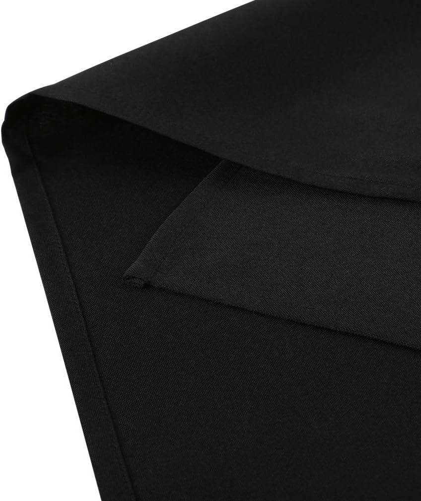 Waysle Mantel negro para mesas rectangulares de 70 x 120 pulgadas ...