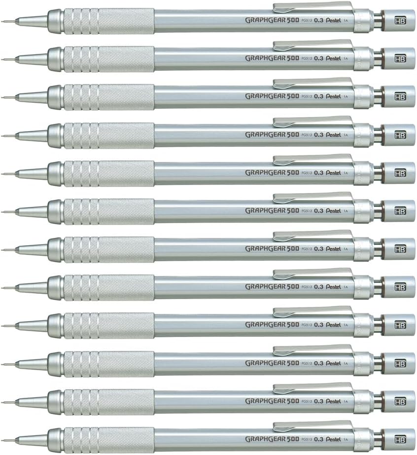 Pentel Graphgear 500 PG513 0.3mm Mechanical Drafting Pencil : Amazon.ca ...