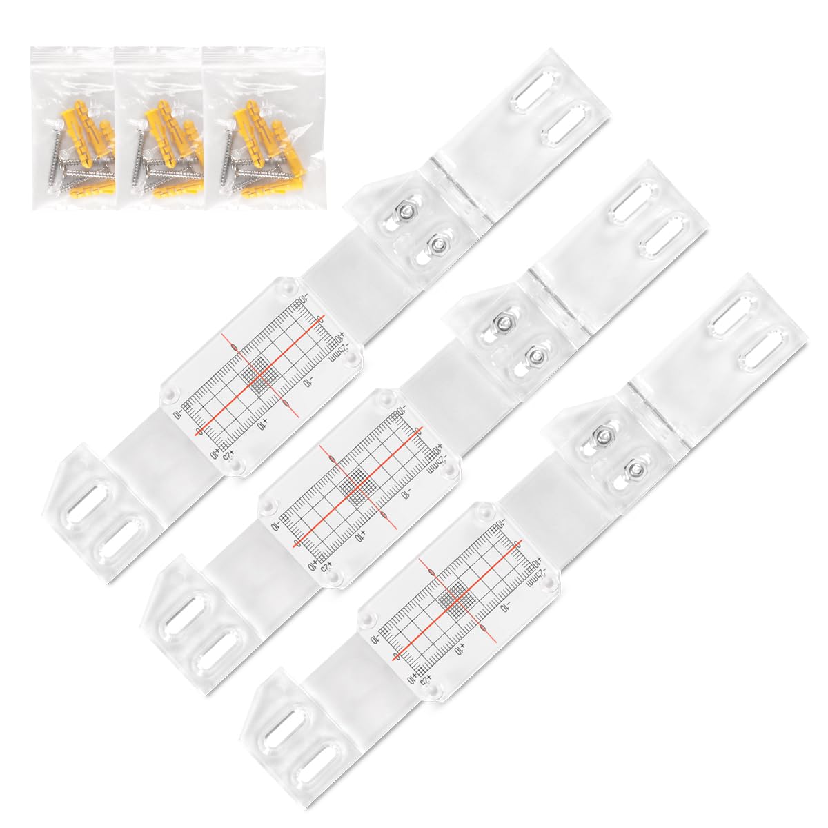 Amazon.com: Plus Corner Tell Tale Crack Monitor, Concrete Crack ...