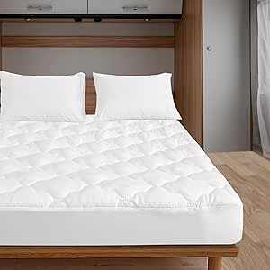 Amazon.com: RV Short Queen Mattress Protector Pad Waterproof Quilted 60 ...