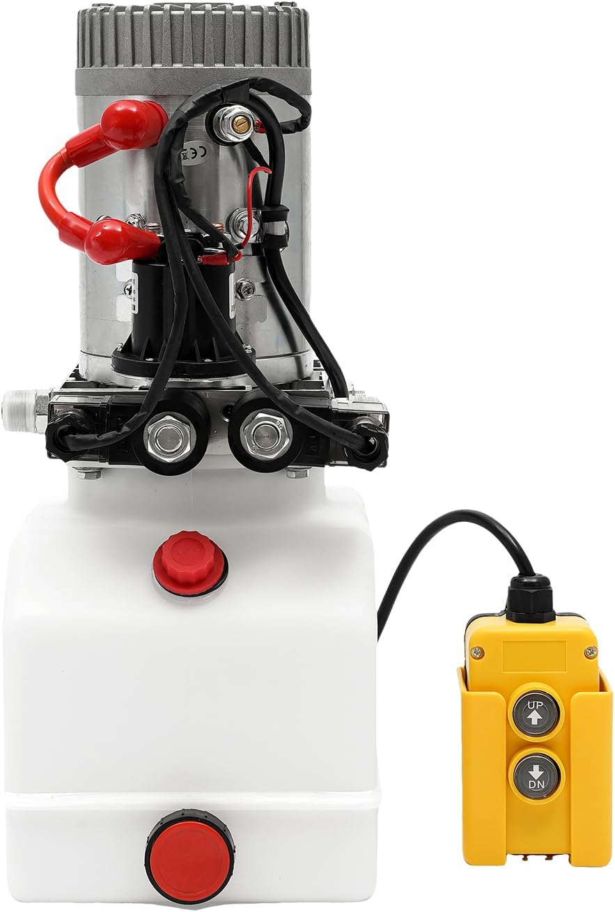 Amazon.com: Hydraulic Power Unit 4.23 Quart Hydraulic Pump Single ...