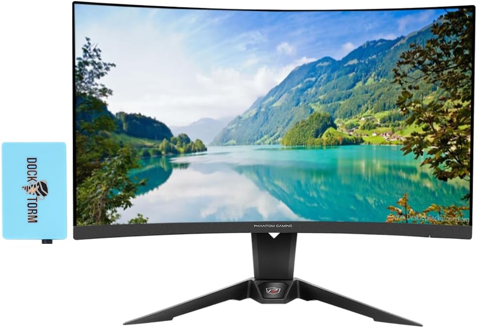 Amazon.com: ASRock Phantom Curved Gaming Monitor 27" 165 Hz QHD VA ...