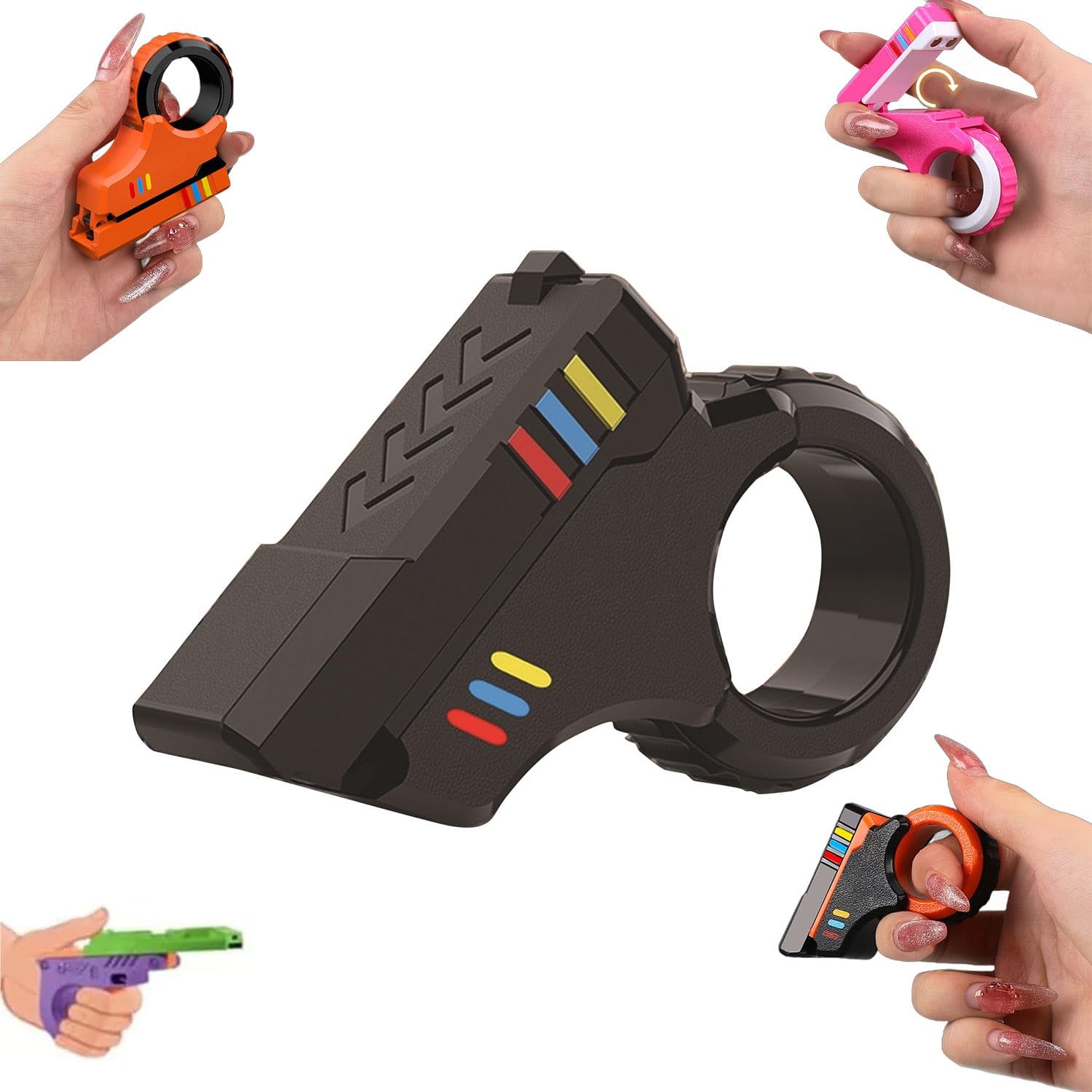 Amazon.com: evqosiv Adult Fidget Toy Gun, Fidget Slider Guns, 3D ...