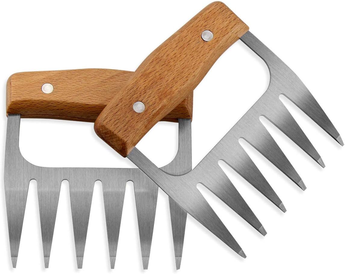 Amazon.com: Wedama Metal Pulled Pork Shredder Meat Claws, 2 Pcs ...