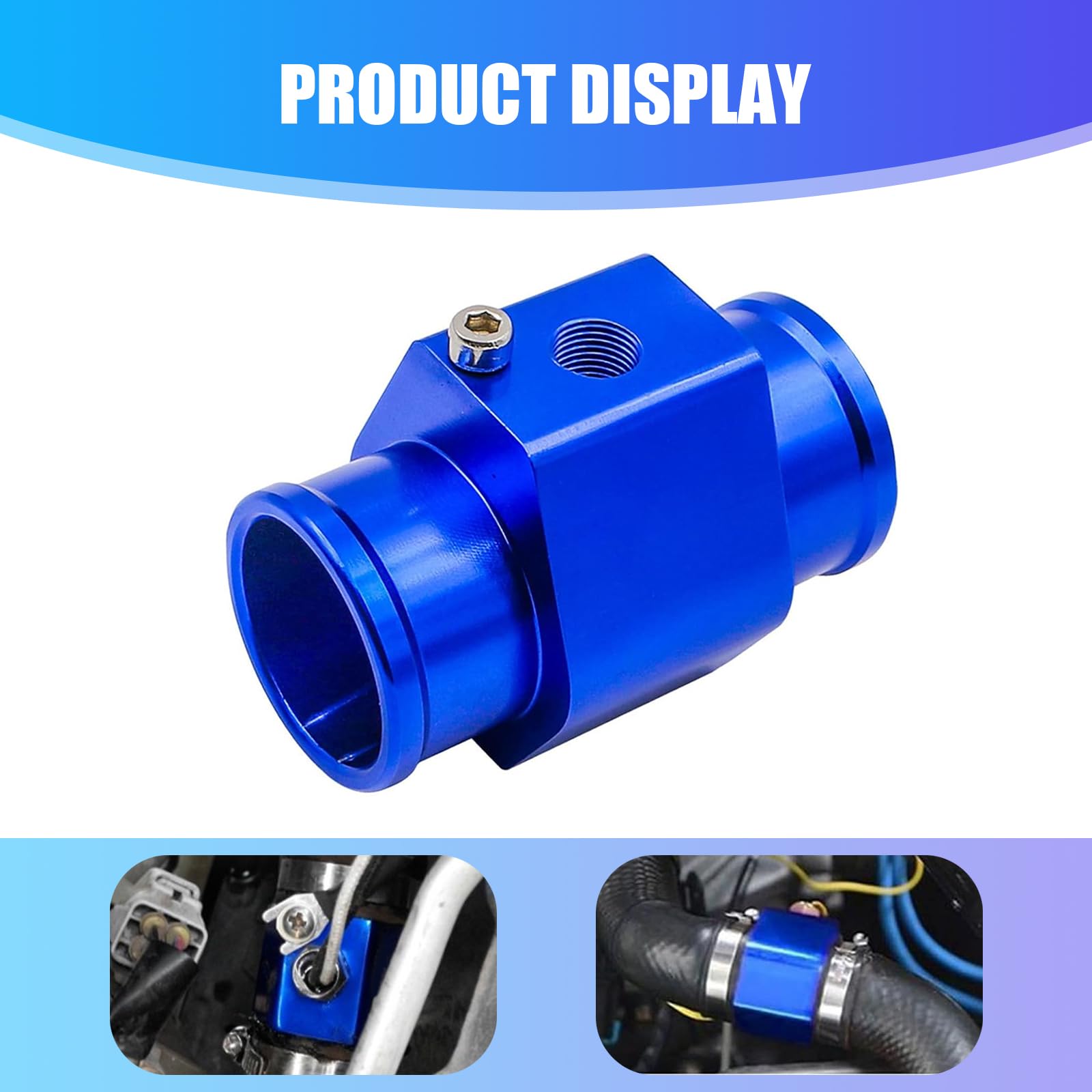 Snapklik.com : Nowkont 1 PC Car Water Temperature Gauge Joint Pipe ...