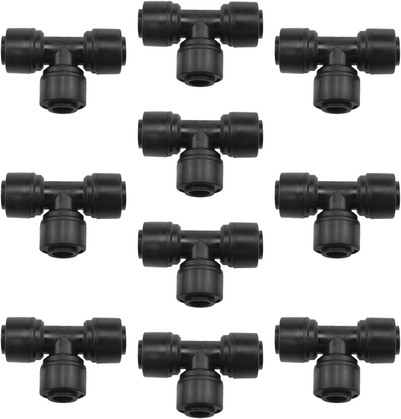 Amazon.com: 15 Packs Quick Efficient Connector 1/4" Drip Irrigation Tee ...