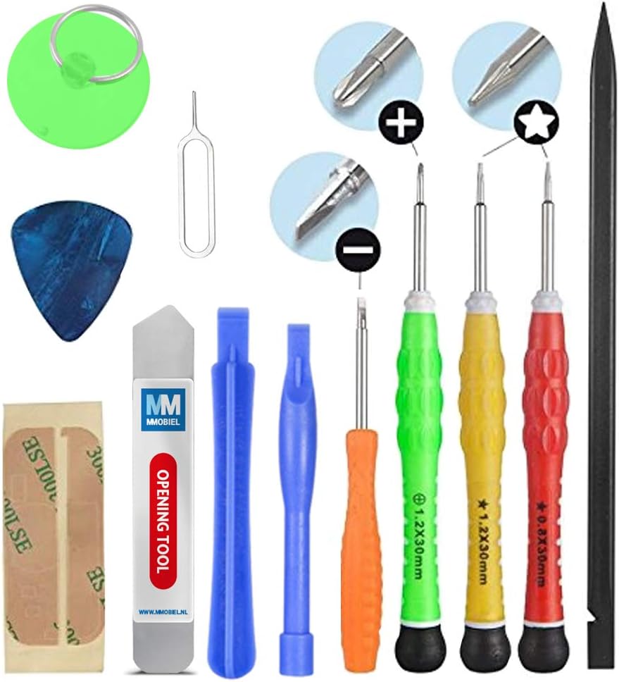 Cellphone Repair Tool Kit for iPhone 4, 5, 5S, 5C, 6, 6S, 7, 8, 8 Plus ...