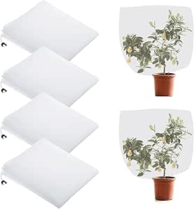4 Pack Garden Plant Net, Blueberry Bushes, Protective Net Covers, Bags ...