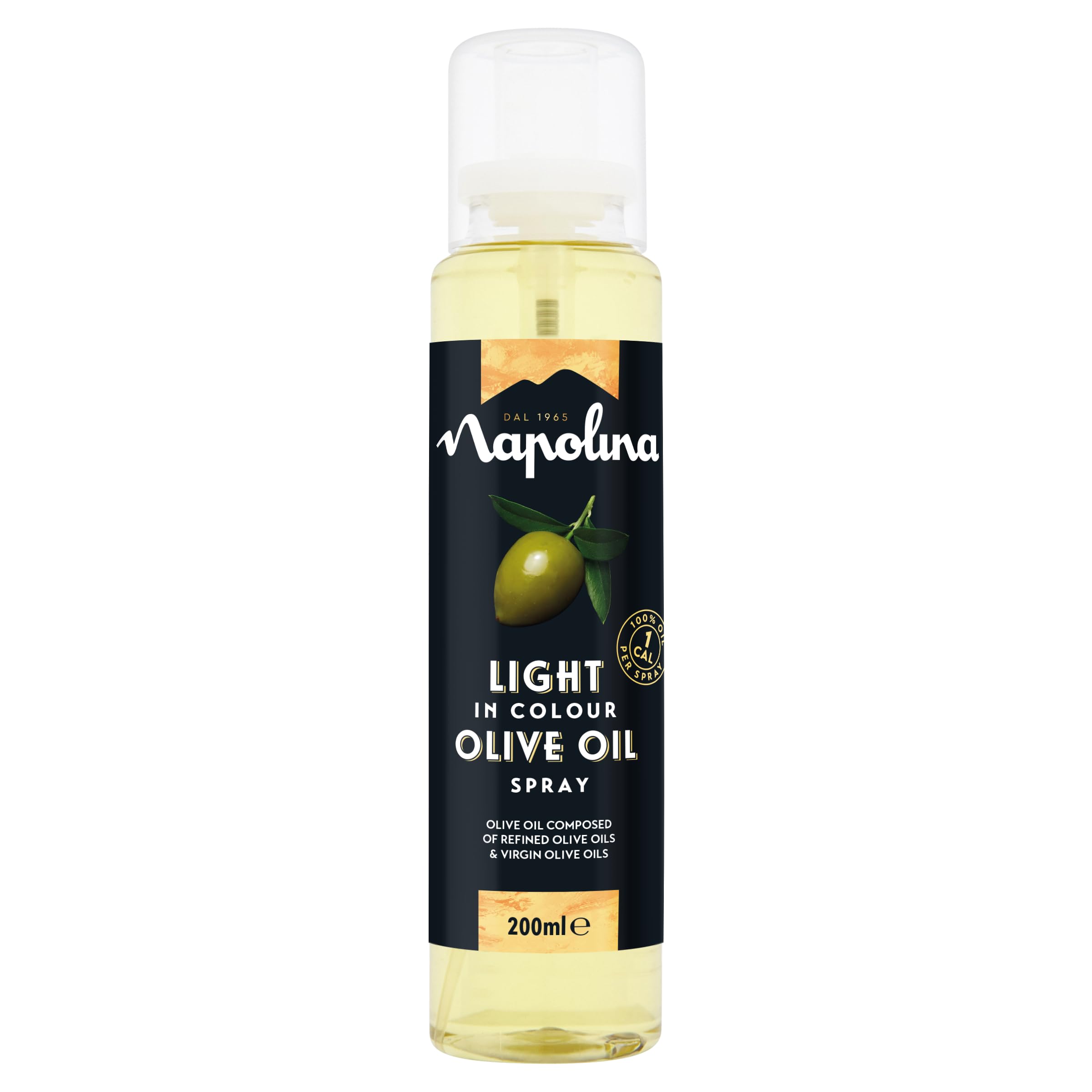 Napolina Light in Colour Olive Oil Spray, 200ml : Amazon.co.uk: Grocery