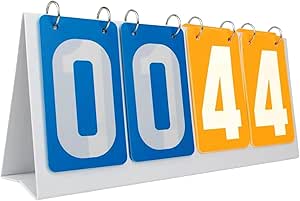 Amazon.com : kowaku Flip Score Board Sport Scoreboard Scorekeeper Score ...