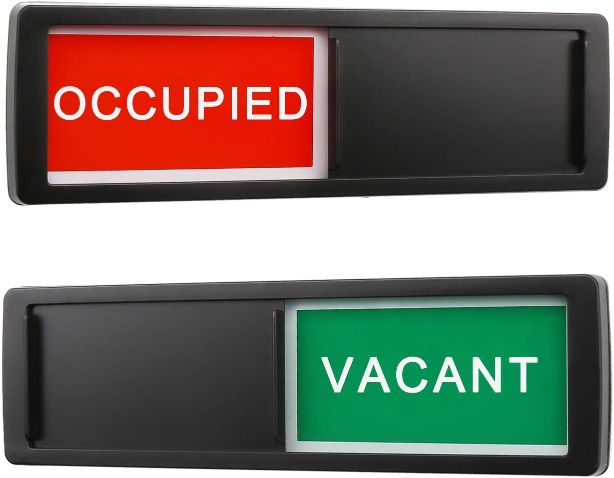 Vacant Occupied Privacy Sign, Vacant Occupied Door Sign for Home Office ...