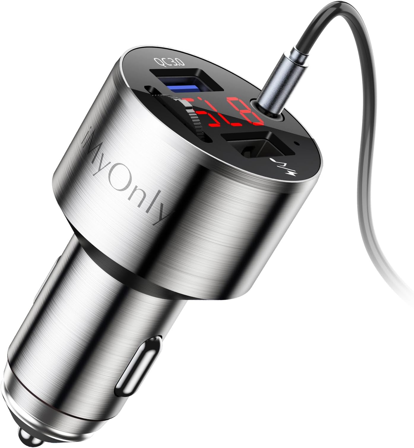 Amazon.com: Beinhome FM Transmitter Audio Adapter Car Kit, Wireless in ...