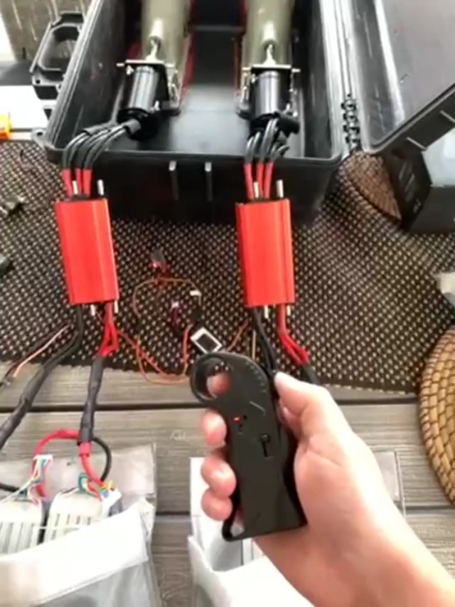 Watch 16S 400A waterproof ESC with SSS56114 motor test video on Amazon Live
