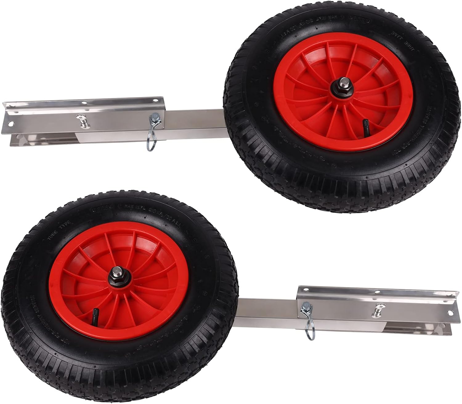 Amazon.com: Entcook 2Pcs Boat Launching Wheel, 600LBS Boat Launching ...
