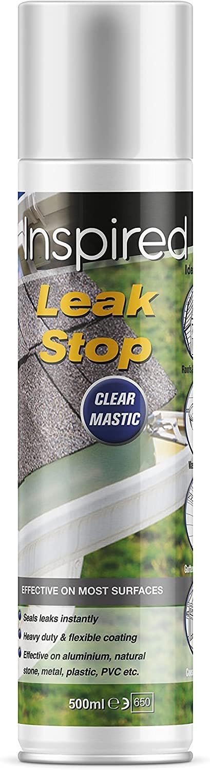 Homecare Essentials Clear Mastic Spray Inspired Leak Stop 500ml ...