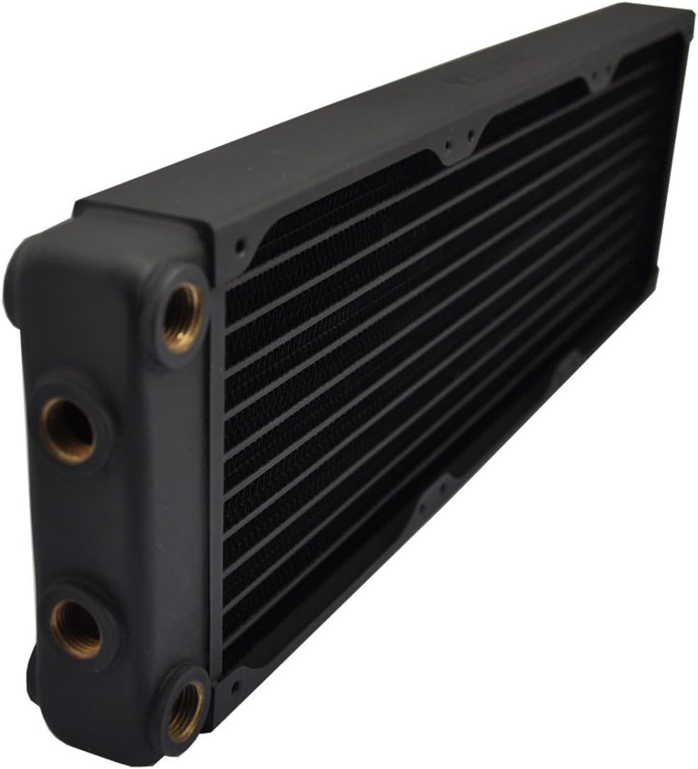 Amazon.com: XSPC EX360 Multiport Radiator Copper and Brass Core Black ...
