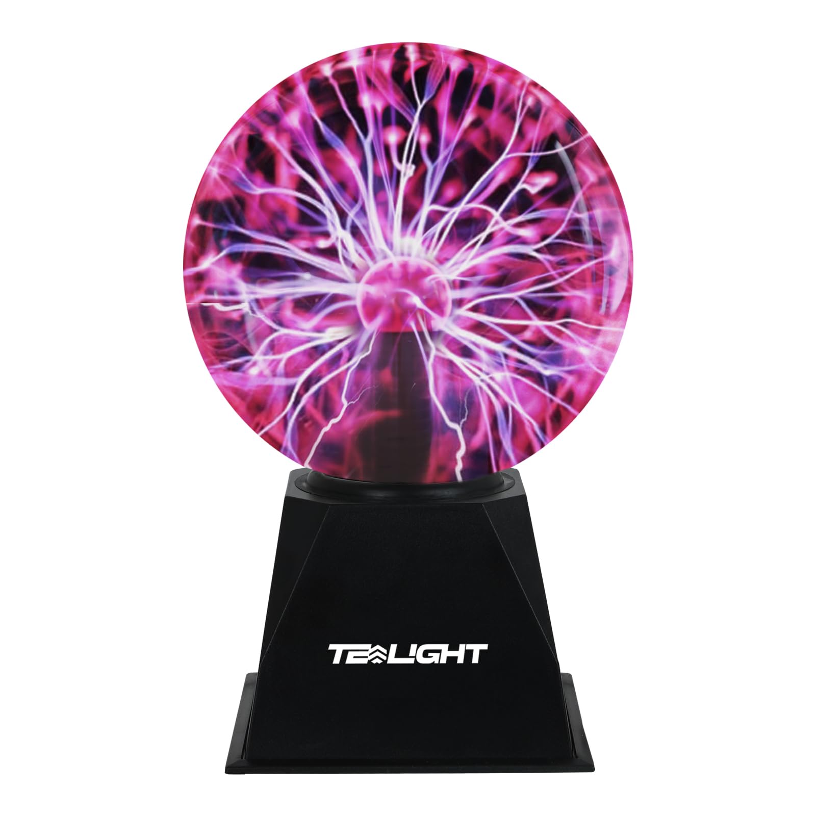 Tealight 8" Plasma Ball, Touch & Sound Plasma Ball Lamp, with Plug in ...