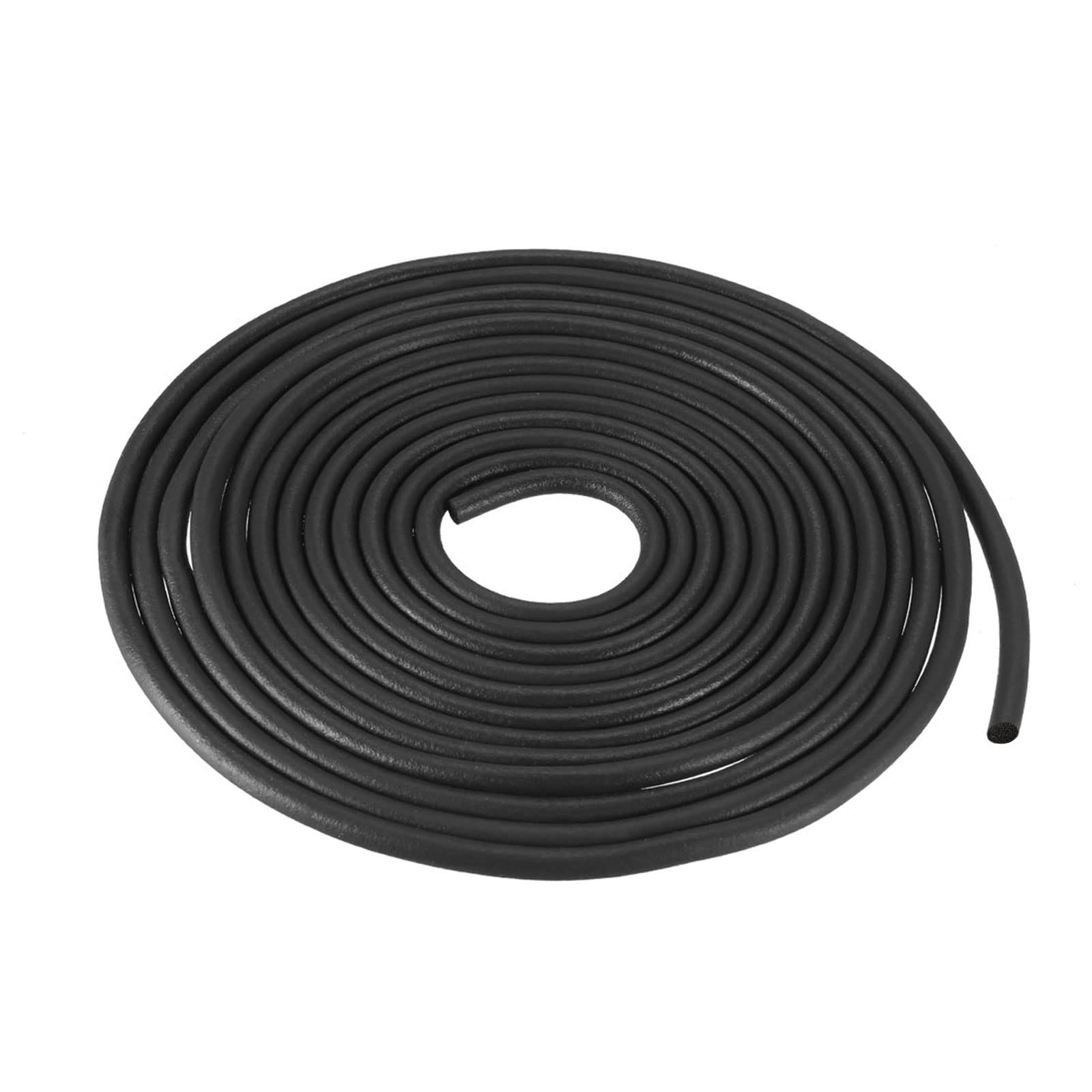 uxcell Foam Rubber Weather Seal Strip, 4mm(5/32") Diameter 10 Meters ...