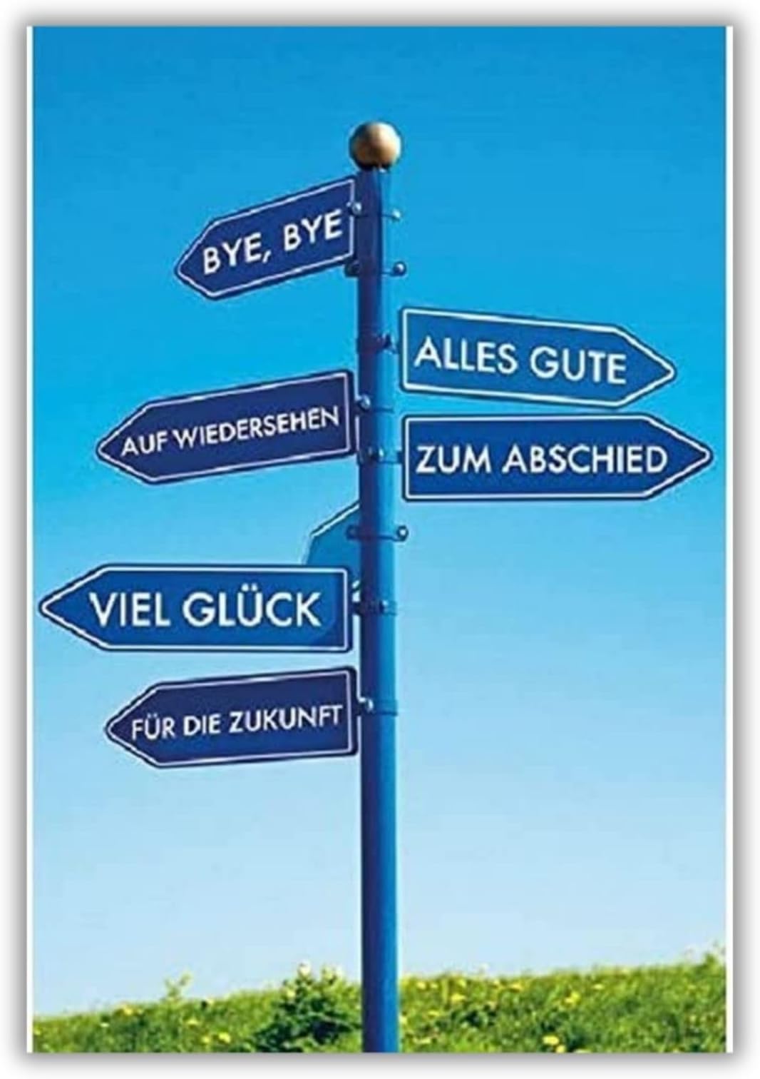 Komische Ruhestand Karte: Sie haben ihr Ziel erreicht. Willkommen in ...