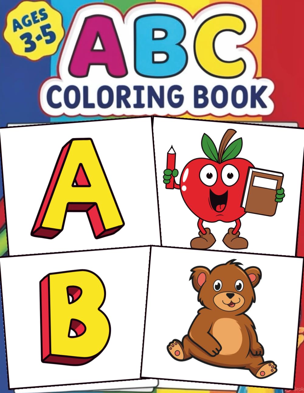ABC Coloring Fun: Color 61+ Letters Animals Fruits Cars Toys Activities ...