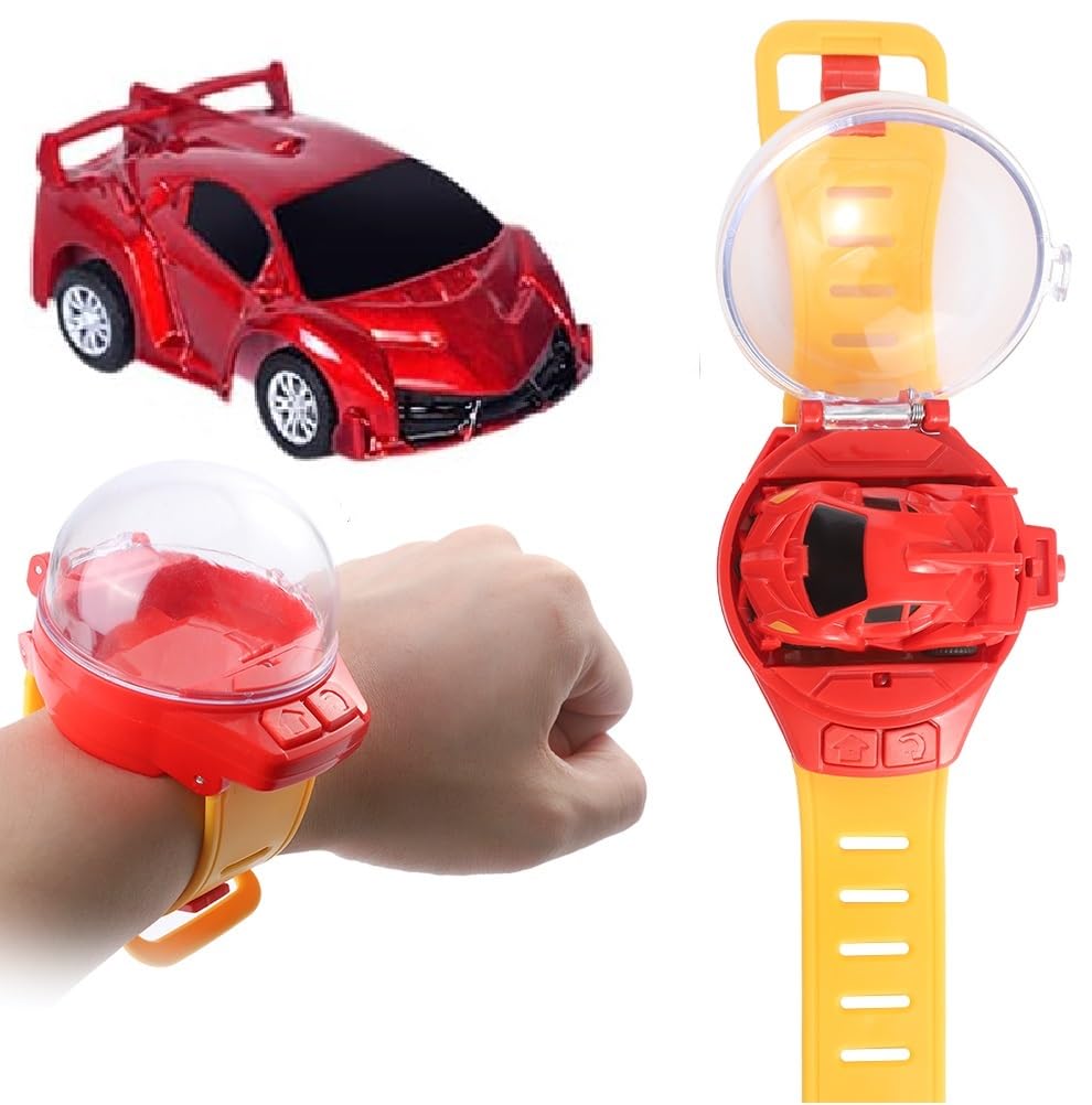 Bestie Toys Mini Remote Control Car Watch, 2.4 GHz Cartoon RC Racing ...