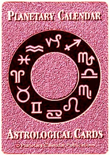 Planetary Calendar Astological Playing Cards-Red: Carole Cherry ...