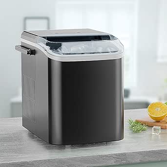 Amazon.com: SMUG Ice Makers Countertop with Self-Cleaning, 26.5Lbs/24H ...