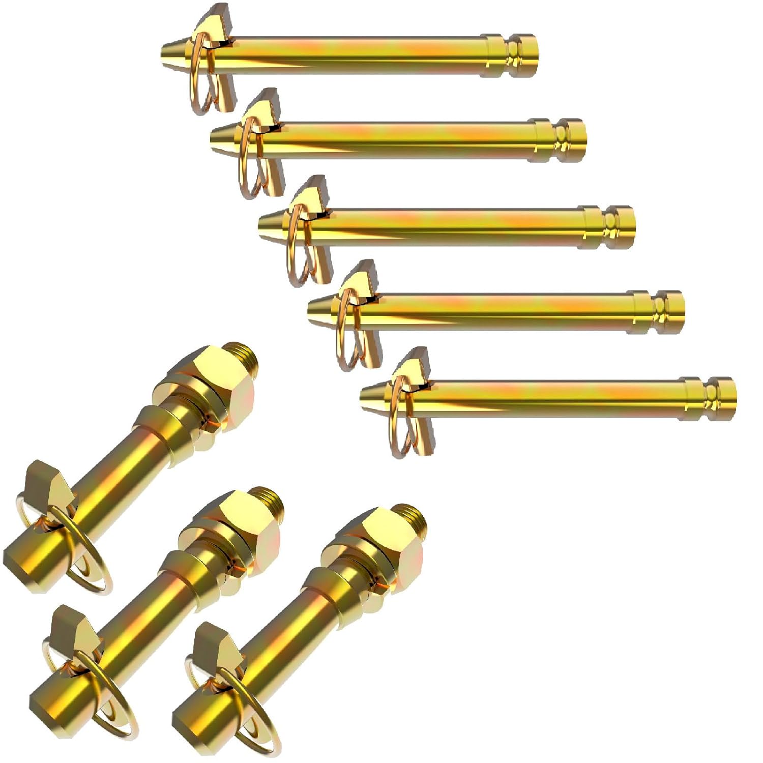 Amazon.com: 5-Pack Cat 1 Top Link Pin Hitch & 3-Pack Cat 1 Draw Pin ...