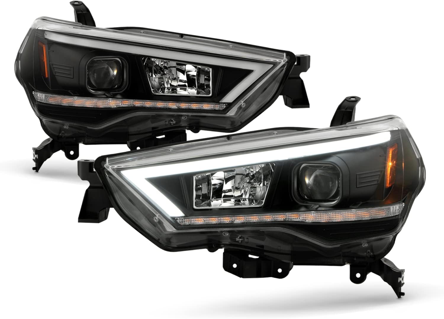 Buy Fits 2014-2020 Toyota 4Runner SUV LED Tube DRL Running Sequential ...