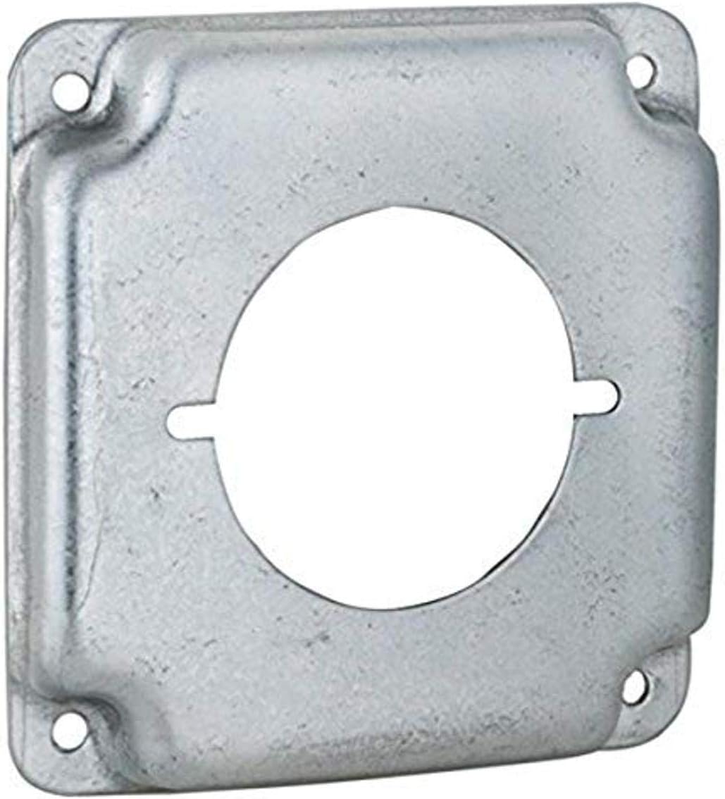 RACO 232 4 in. Square Electrical Box, 2-1/8-Inch Deep, 1/2-in. and 3/4 ...