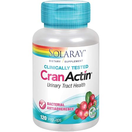 Amazon.com: Solaray D-Mannose w/ CranActin Cranberry Extract 1000mg w ...