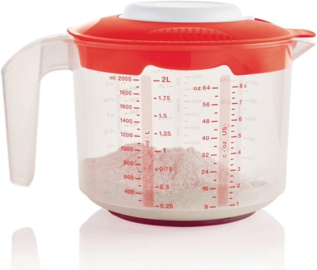 Tupperware Mix-n-store Plus Pitcher 2 Qt Chili Red : Amazon.ca: Home