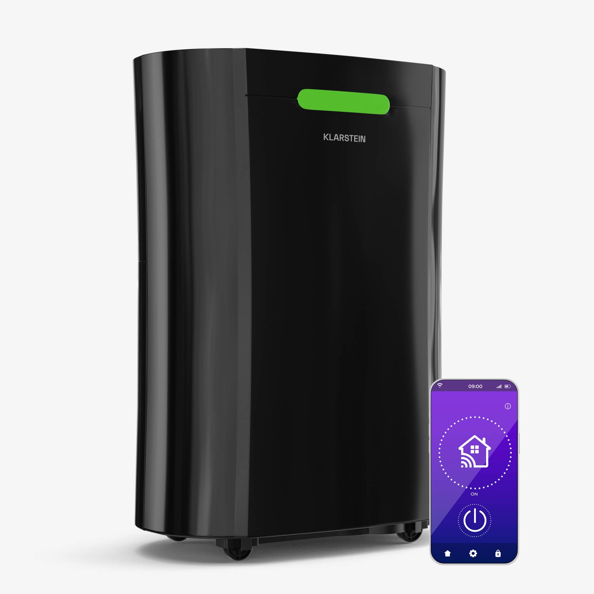 Klarstein AeroDry Smart 12L Dehumidifier - 12L/Day, 2.5L Tank, WiFi ...