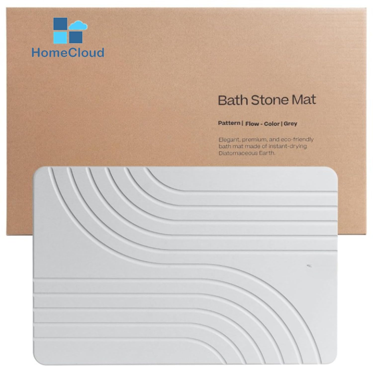 Buy HomeCloud Premium Drying Stone Bath Mats | The Ultimate Eco-Friendly Solution for Superior ...