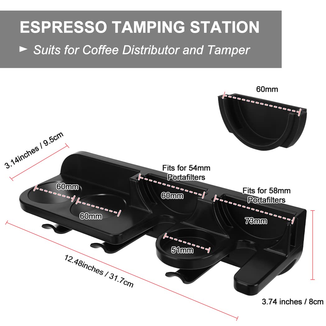Espresso Tamper Holder Station Laelr Wall Mounted Coffee Station ...