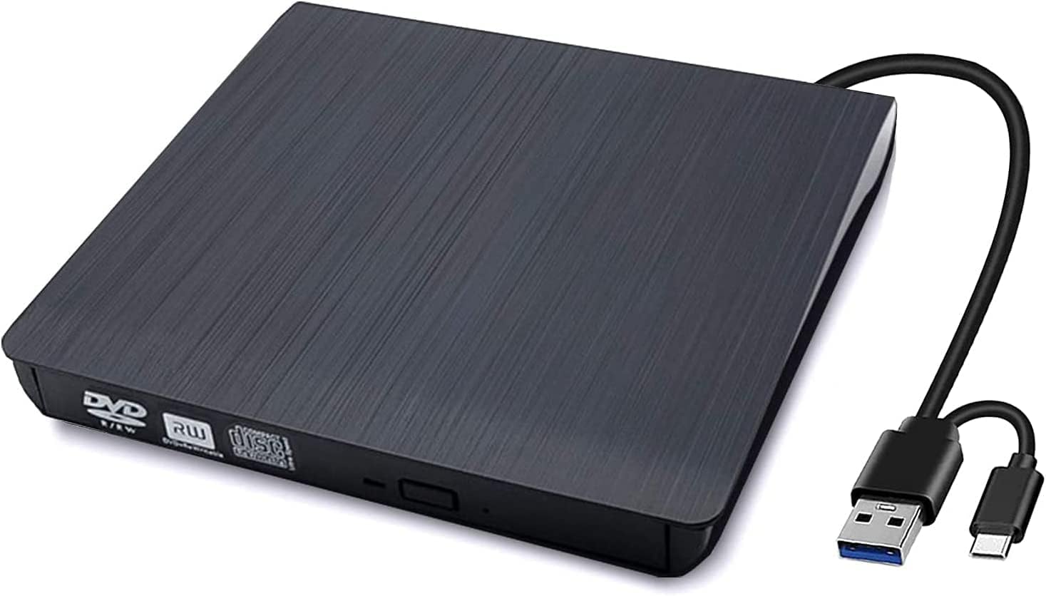 rts External USB 3.0 Portable CD DVD +/-RW Drive Burner Slim DVD/CD ROM ...