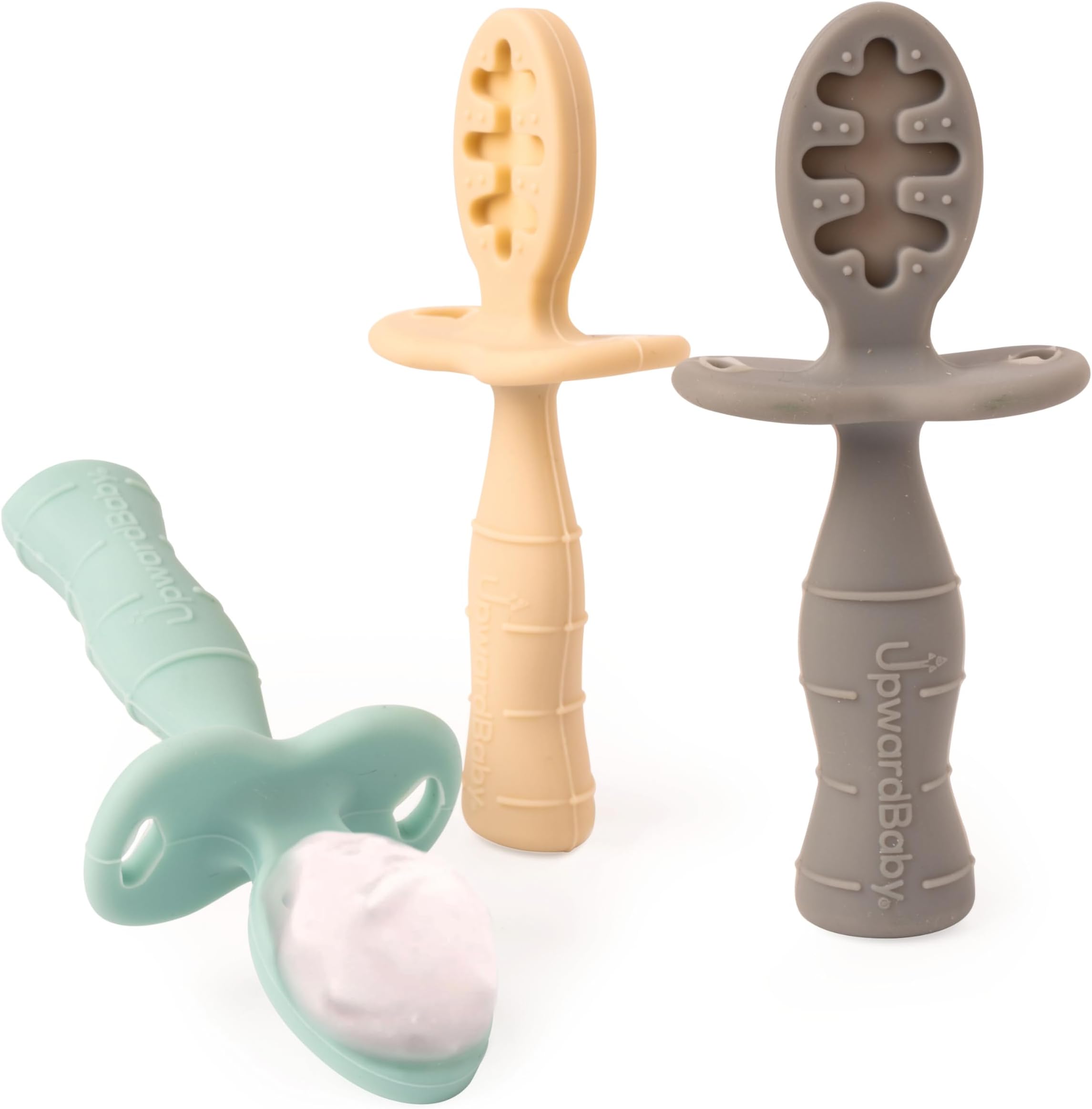 Amazon.com: BABY SPOONS MAGIC - Silicone Baby Feeding set spoons of 2 ...