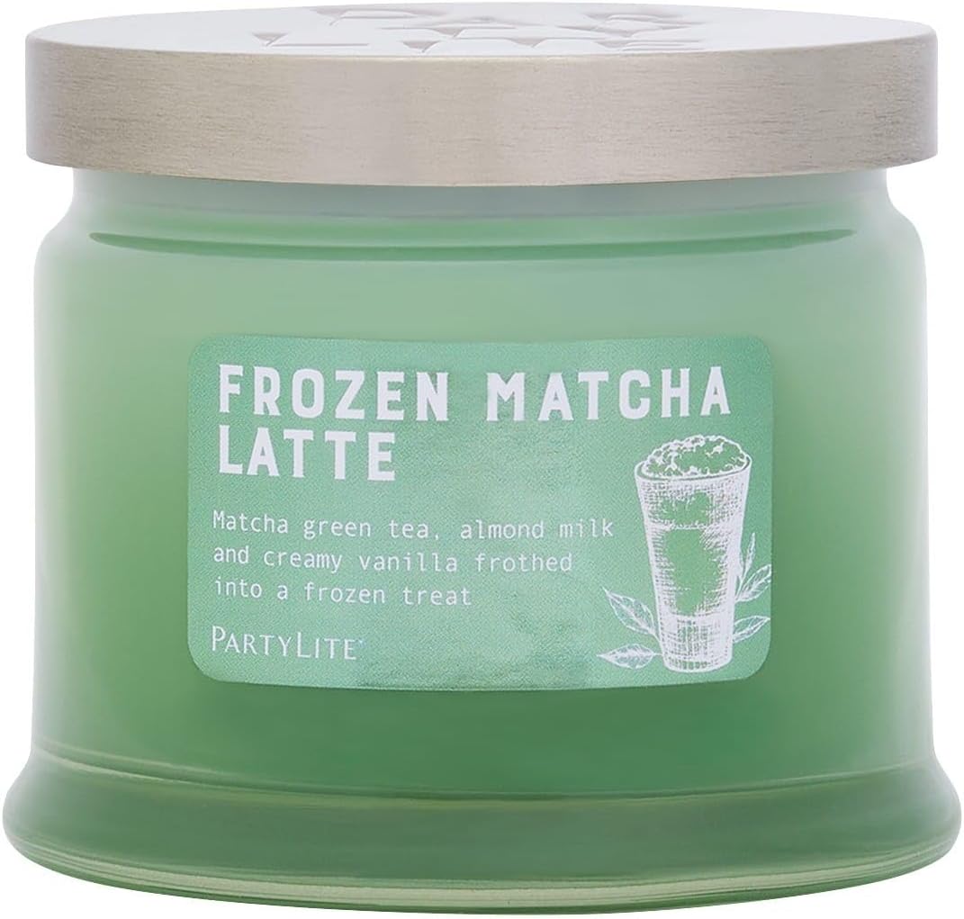 Amazon.com: 3 Wick Candle Jar - Green Matcha Iced Tea - Partylite ...