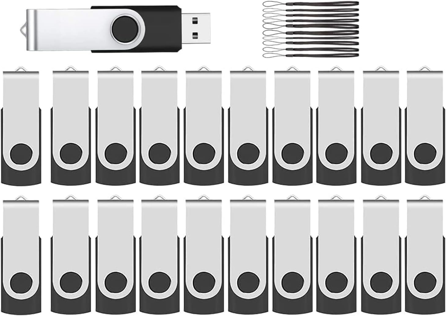 Amazon.com: Enfain Professional 10-Pack of 1GB USB 2.0 Flash Drives in ...