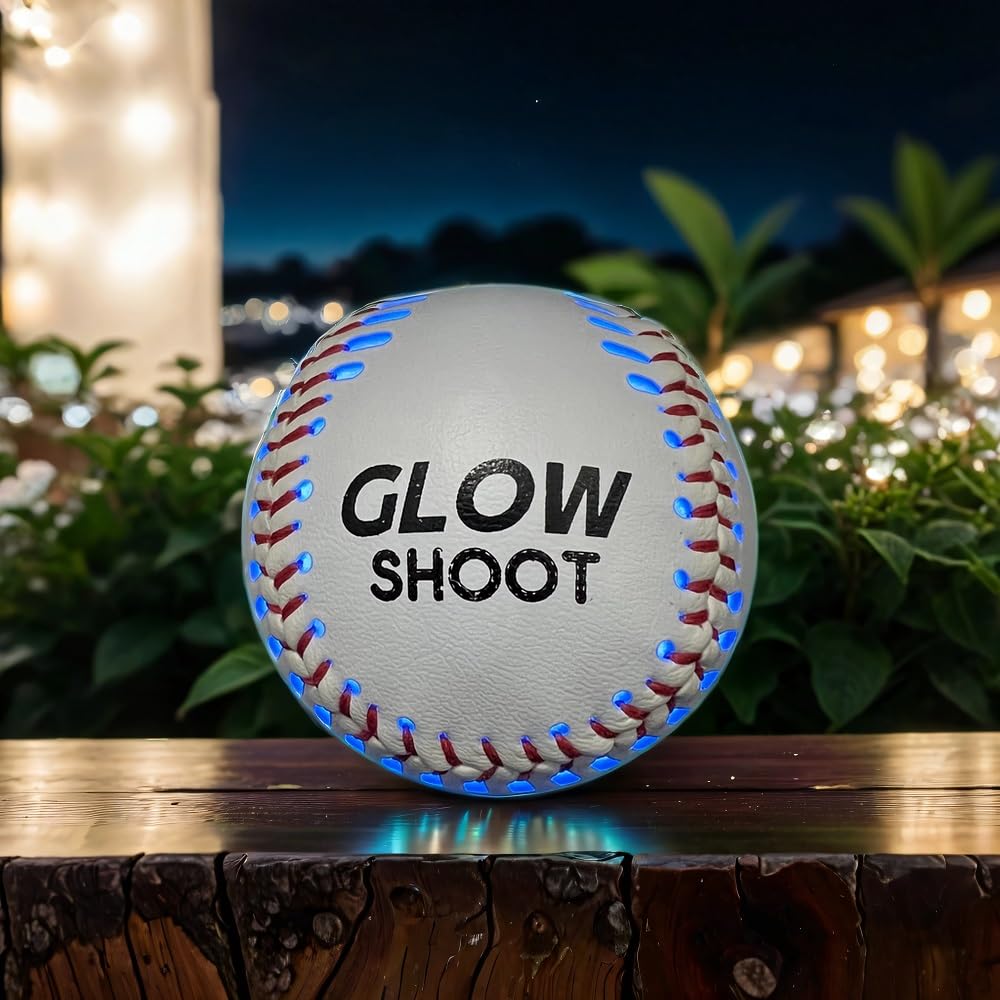 Amazon.com: Glow Shoot Light Up Baseball, Glow in The Dark Baseball ...