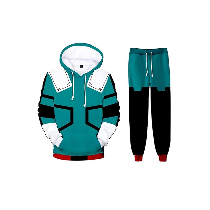 Buy Deku Bakugou Hoodie and Sweatpants Izuku Midoriya Todoroki Pants ...