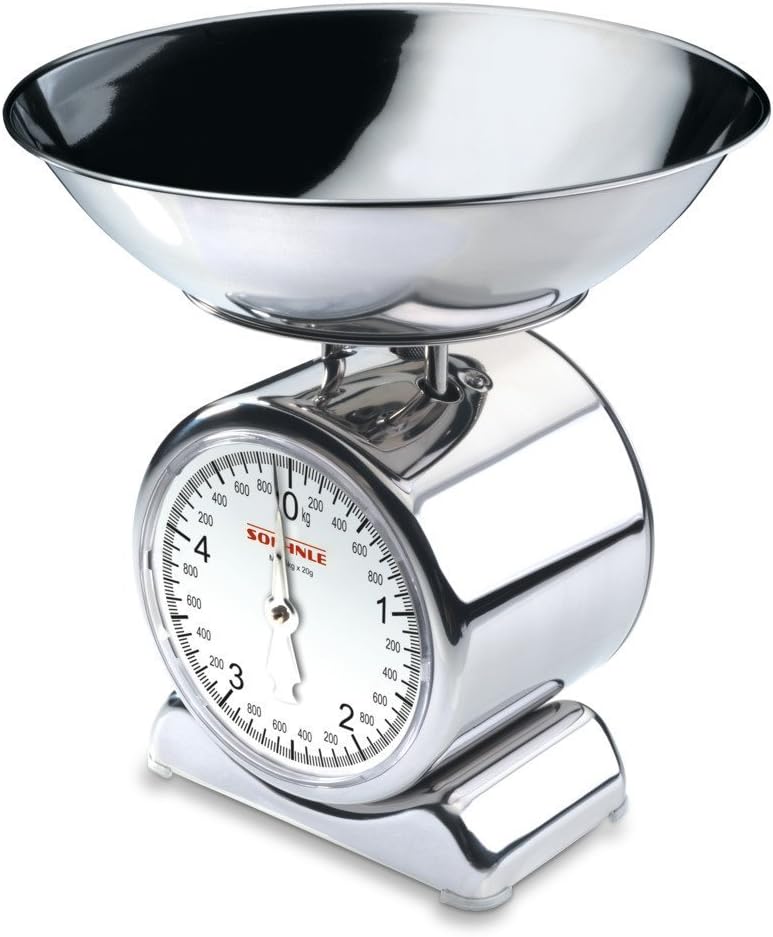Amazon.com: Soehnle Analog Kitchen Scale Vario, Made of Plastic with ...