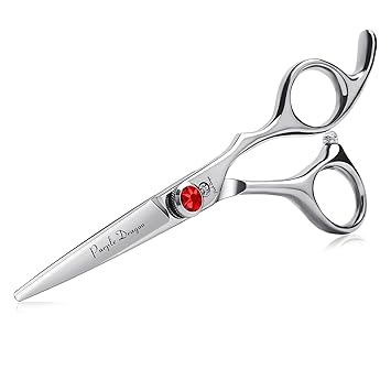 Amazon.com : Purple Dragon 4.5/5.0 inch Silver Barber Hair Cutting ...