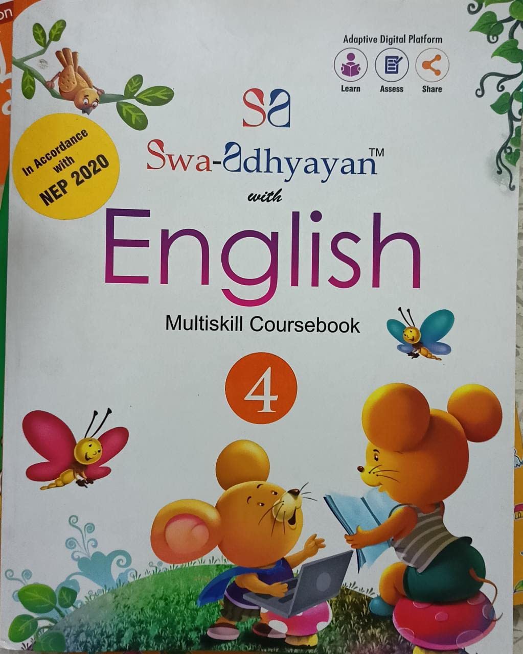Swa Adhyayan with English Multiskill Coursebook Class - IV : Seema Jerath: Amazon.in: Books