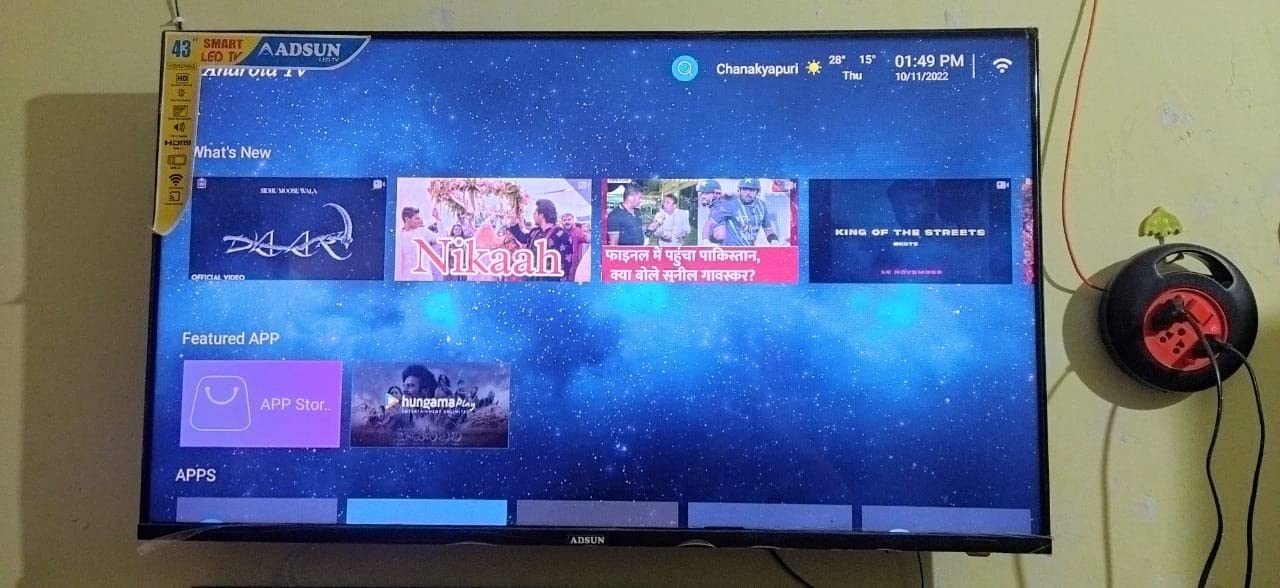 ADSUN 80 cm (32 Inches) HD Ready Smart LED TV A-3210S/F (Black) (2021 ...
