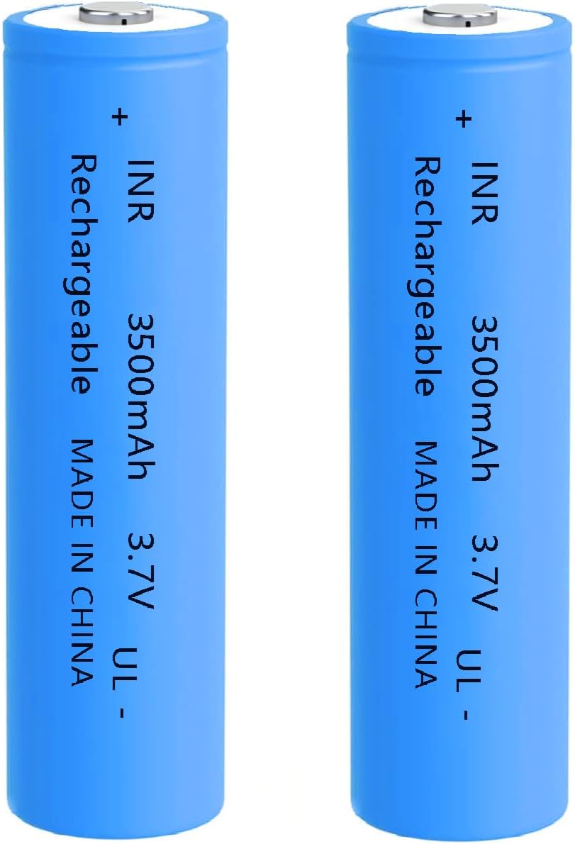 Amazon.com: Yuntunele Replacement Battery 18650 Rechargeable 3.7V High ...