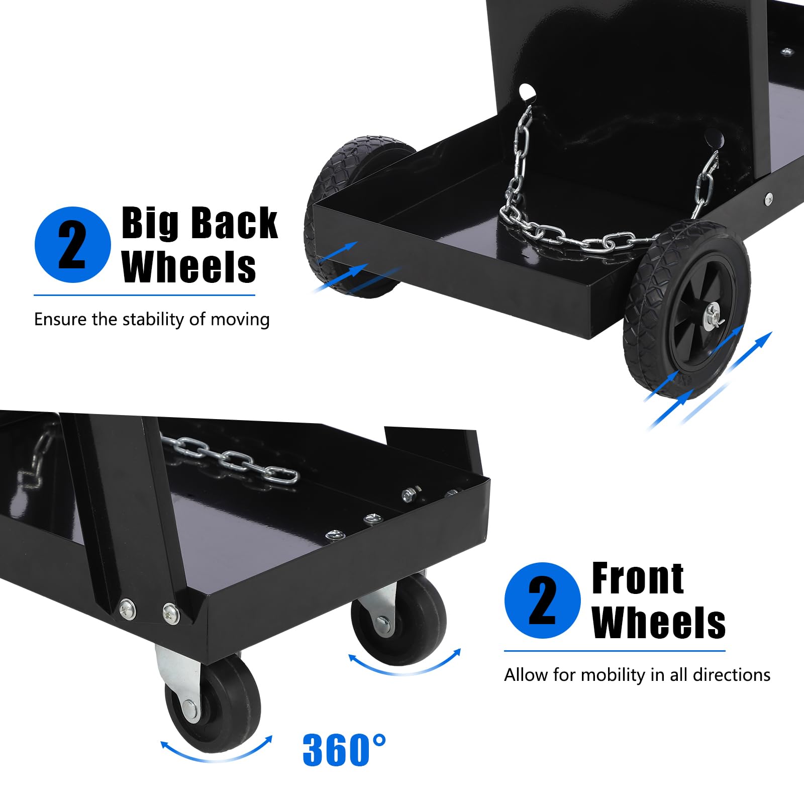 Snapklik.com : Welding Cart, 220 Lbs Welder Cart